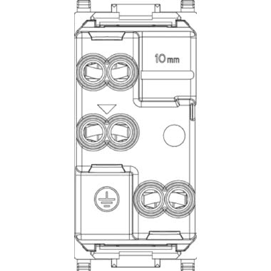 PRESA BIPASSO 16A BIANCA SERIE PLANA - VIMAR 14203 - Elergy.it